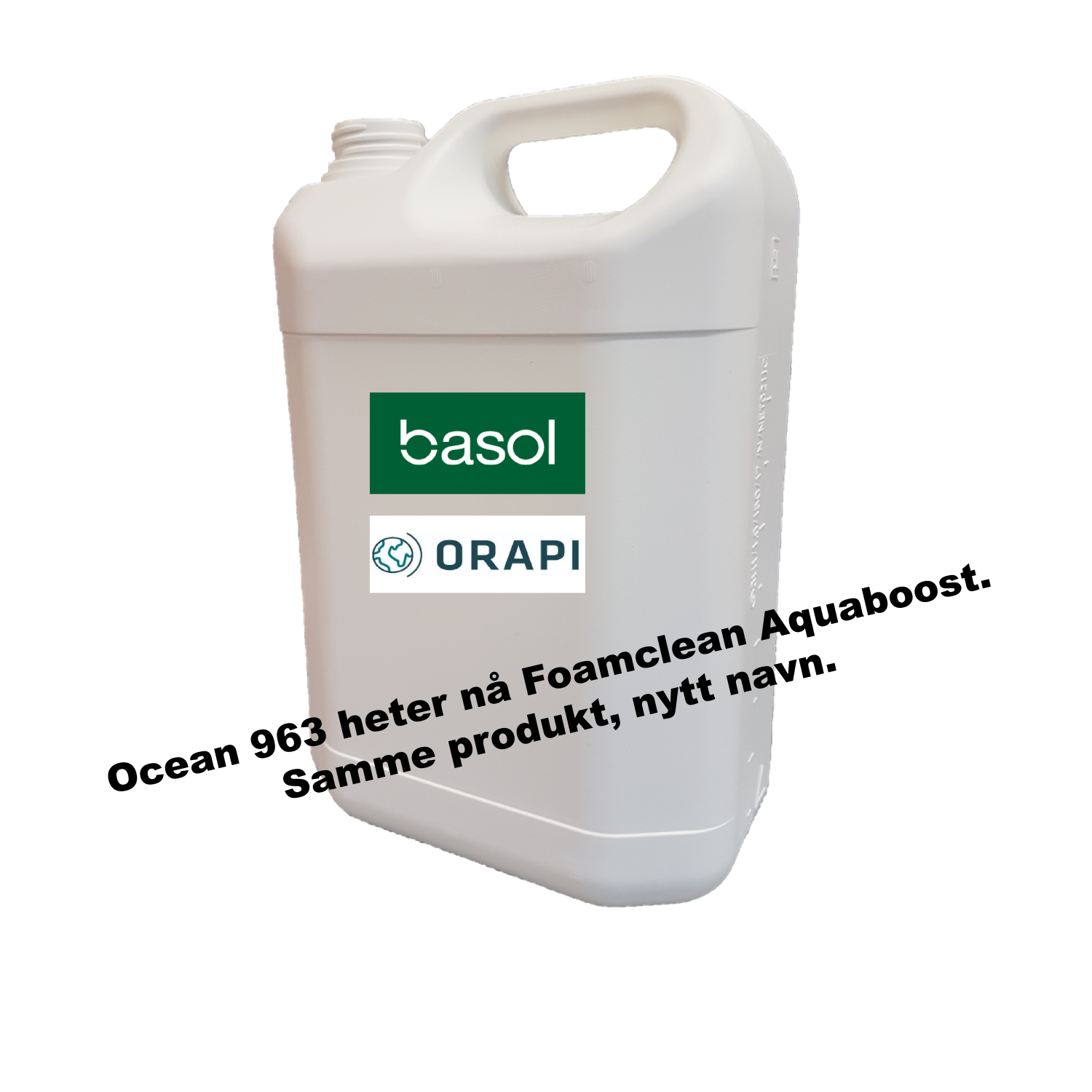Et alkalisk skum-vaskemiddel fra Orapi - Basol
